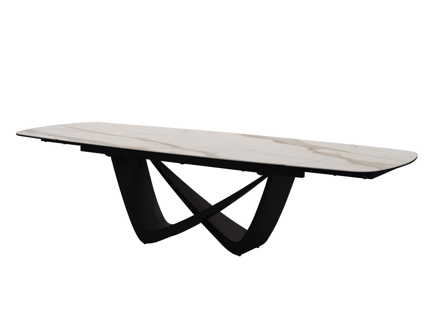 Stół spiek kwarcowy rozkładany Carbone 220(+45+45) x 110 | spiek ...